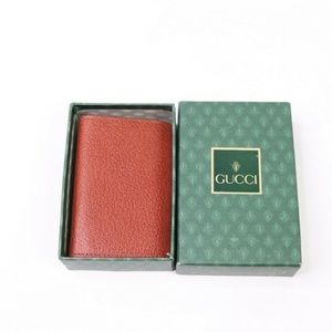 Gucci | Accessories | New Vintage Gucci Embossed Leather Key Holder ...